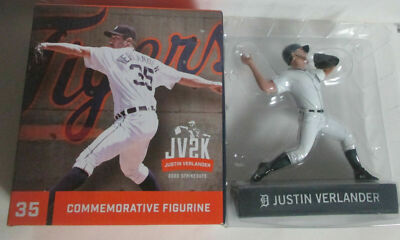 2016 Detroit Tigers Promo Justin Verlander JV2K 2000 Strikeouts Figure ...