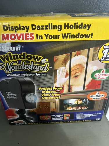 Window Wonderland 12 Christmas & Halloween Movies Window Projector ...