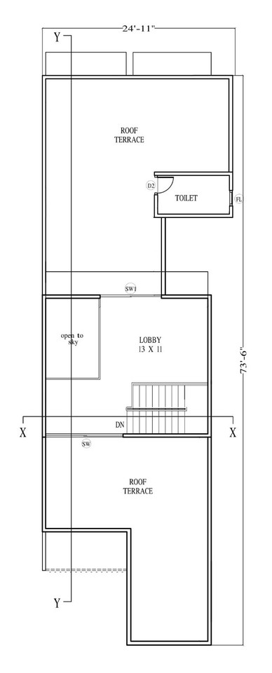 Modern House Plan Box Type 3D images DWG CAD File And PDF For Blueprint ...