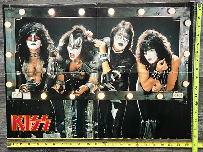 KISS Poster Centerfold Creatures Of The Night Eric Carr 16x22 Vintage ...