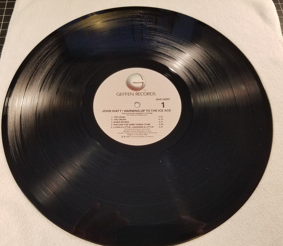 John Hiatt - Warming Up The Ice Age - Vinyl LP - Promo - 1985 Pressing ...