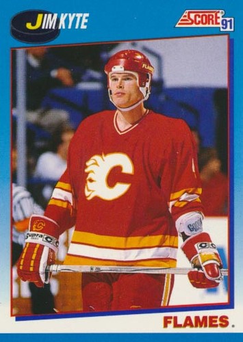 1991-92 Score Canadian French #547 JIM KYTE - Calgary Flames | eBay