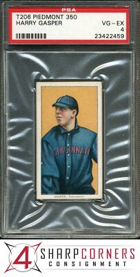 1909-11 T206 PIEDMONT 350 HARRY GASPER PSA 4 | eBay