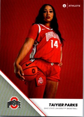 2024 ONIT Athlete Taiyier Parks Grey #9 Ohio State Buckeyes Rookie RC ...