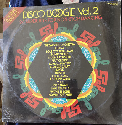 DISCO BOOGIE VOL 2 DOUBLE LP 12" VINYL RECORD VARIOUS COMPILATION NEW ...