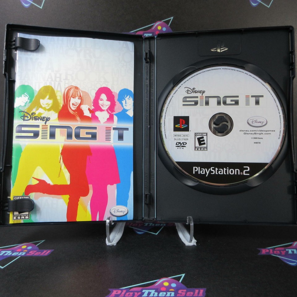 Disney Sing It PS2 PlayStation 2 - Complete CIB | eBay
