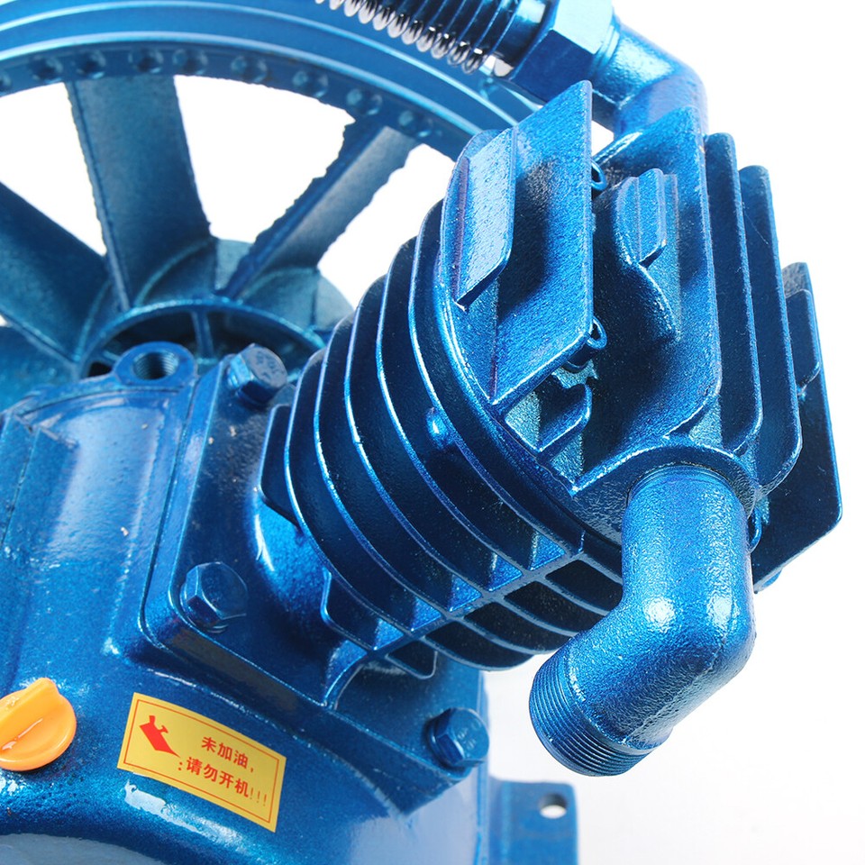 5 HP 175 PSI Air Compressor Pump Motor Head Double Stage V-Style 2 ...