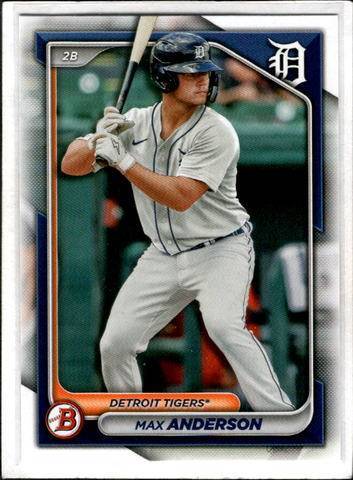 2024 Bowman Max Anderson #BP-128 Detroit Tigers | eBay