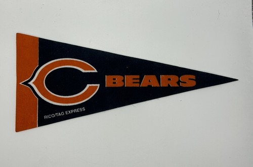 Chicago Bears NFL Vintage Logo Mini Pennant 9in x4in Felt Banner Flag ...