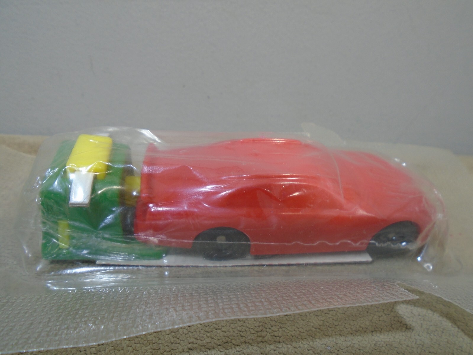VINTAGE POST CEREAL RED PLASTIC CAR WITH STICKERS NIP (SC44) | eBay