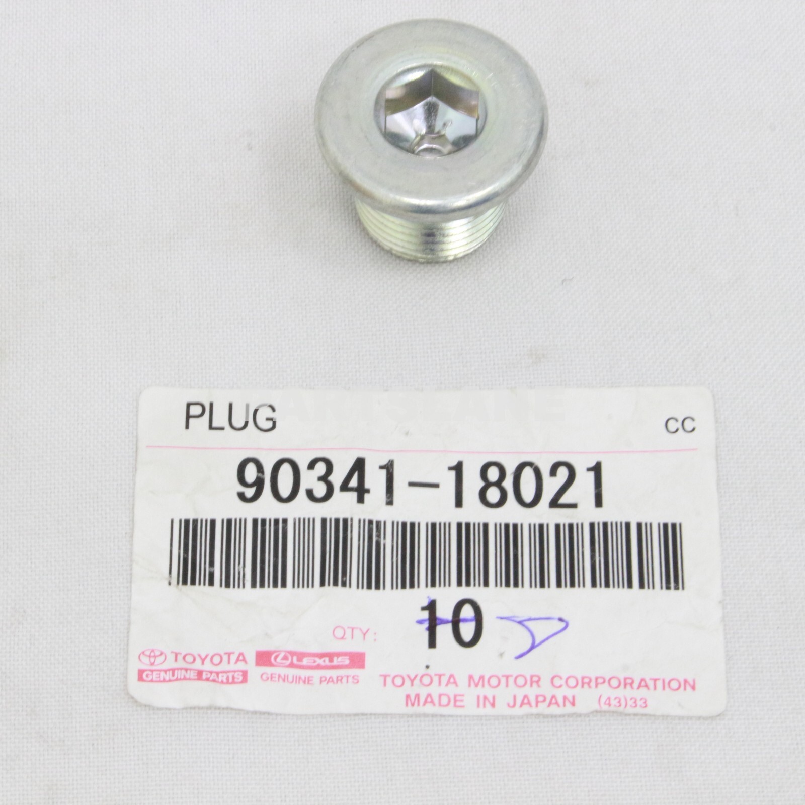 OEM Toyota Plug 90341-18016 for Transmission for sale online | eBay