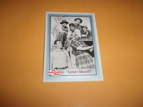 1990 Pacific Andy Griffith TV Show Autograph MAGGIE PETERSON Card | eBay