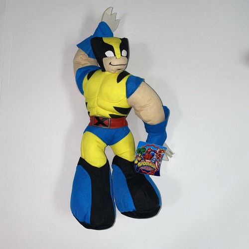 Marvel Wolverine X-Men Plush Toy Doll Factory 14" 2008 With Tags | eBay