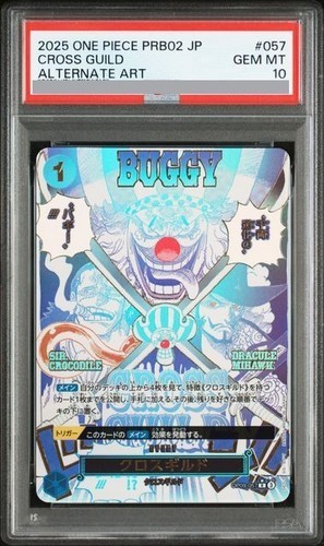 2025 PSA 10 Cross Guild Alternate Art OP09-057 PRB02 Parallel One Piece ...