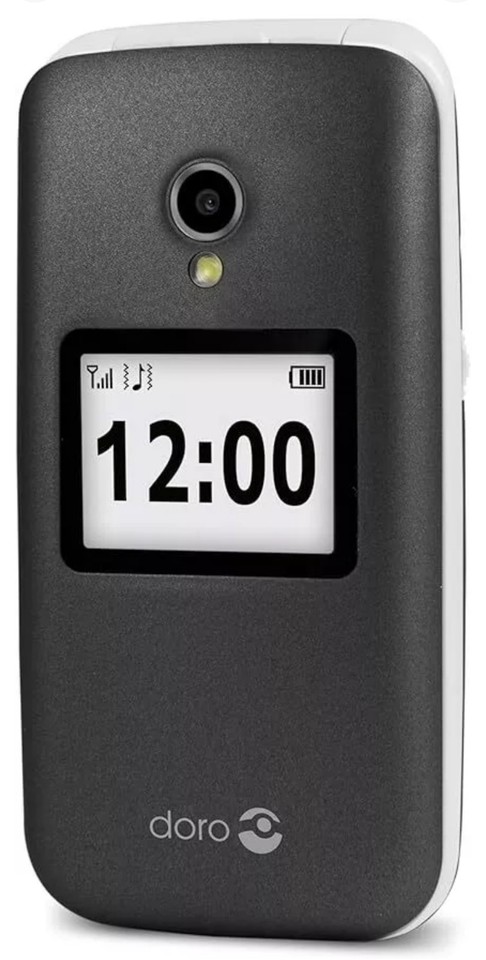 Doro 2424 Dual SIM Unlocked Basic Mobile Phone Black Senior design ...