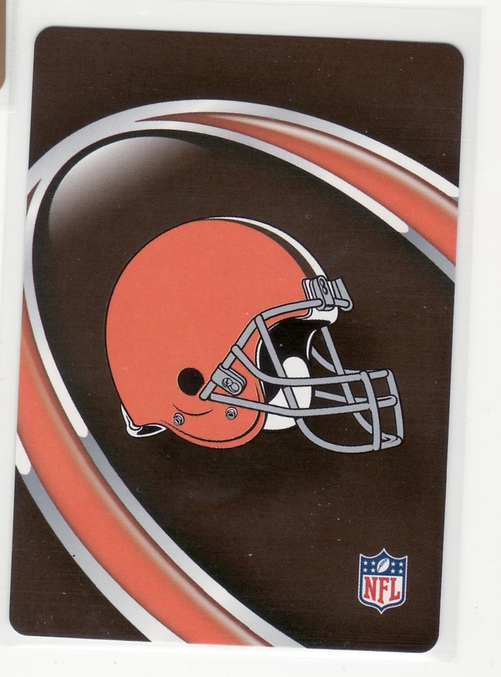 JIM NINOWSKI CLEVELAND BROWNS PLAYING CARD MICHIGAN STATE AUTOGRAPHED ...