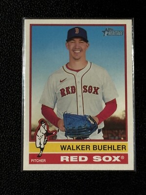 2025 Topps Heritage Error Card Wrong Back Walker Buehler/Justin Steele ...