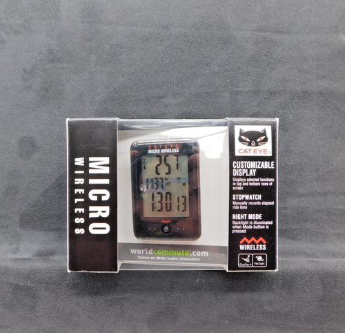 Cateye Micro Wireless CC-MC200W Cycling Computer New In Box - Made in ...