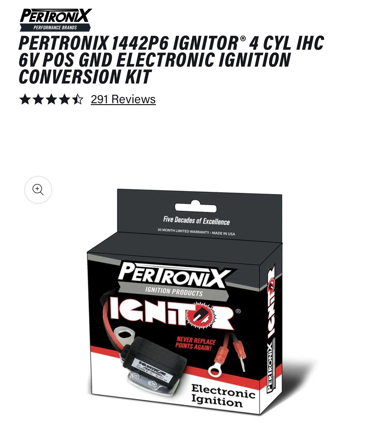 Pertronix 1442 Pertronix Ignitor Kit - Turn Your Clunker Into A Smooth ...