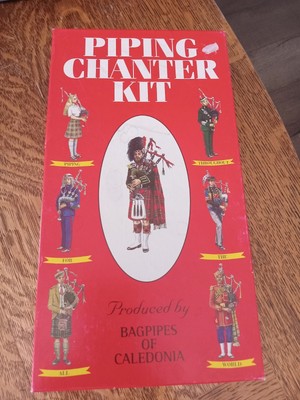 Bagpipes Beginner Piping Chanter Kit with Cassette and Practice Chanter ...