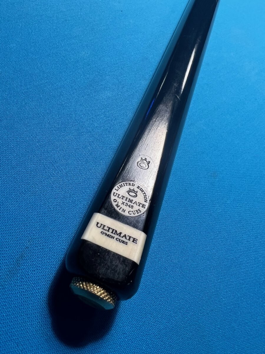 Ultimate Omin Ebony One Piece Custom Pool Cue - 12.6 MM | eBay