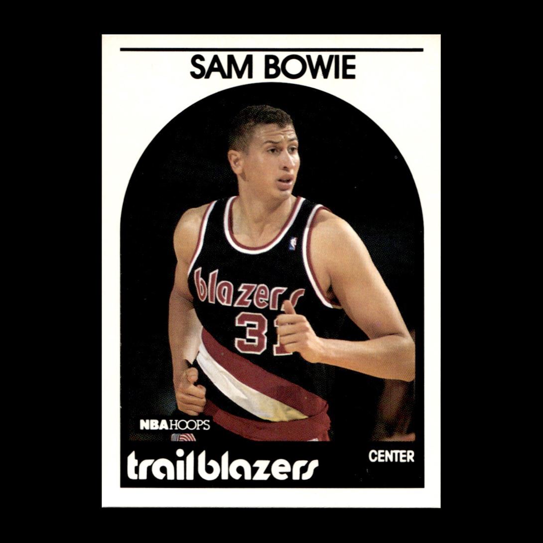 Sam Bowie 1989-90 Hoops Portland Trail Blazers #111 R328Y 31 | eBay
