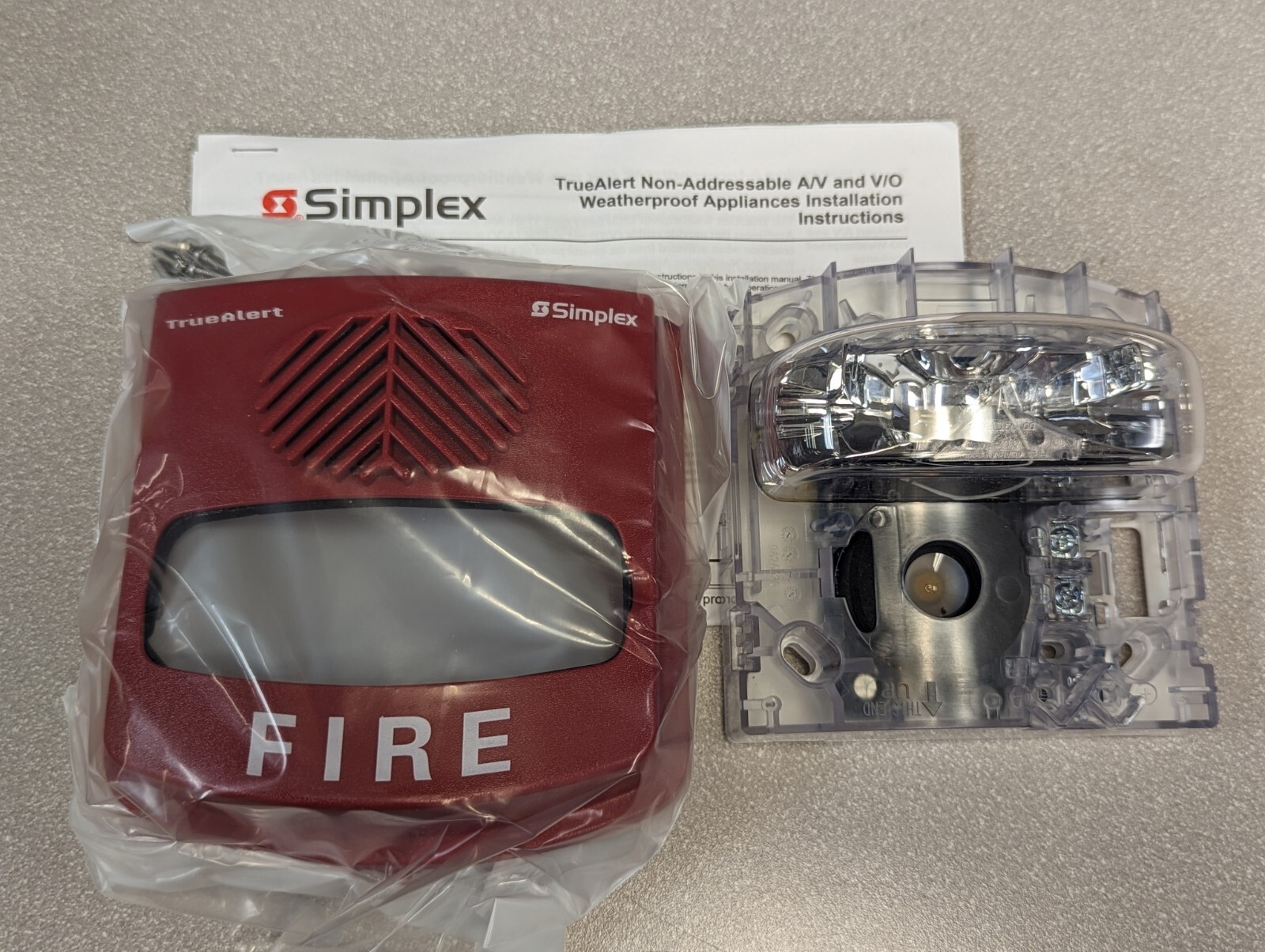 SIMPLEX 4906 TRUEALERT FIRE ALARM STROBES | eBay