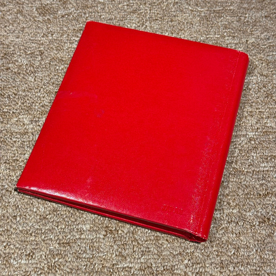Vtg Red Address Book Made in Japan UNUSED | eBay