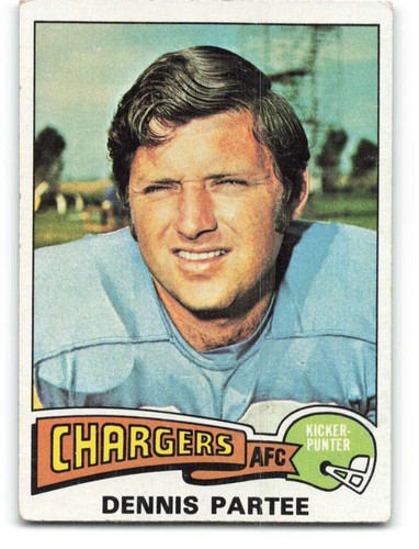 1975 Topps #68 Dennis Partee EX Excellent Chargers ID:246607 | eBay