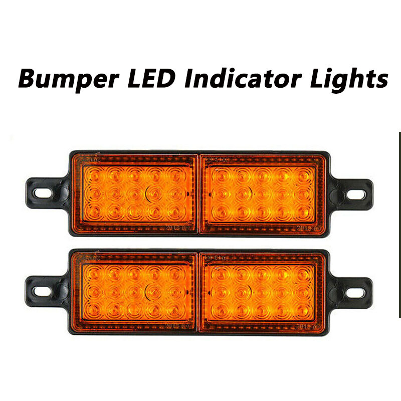 2X Sealed Bullbar Lights Front Indicator Park Bull Bar Light Car Lamp ...