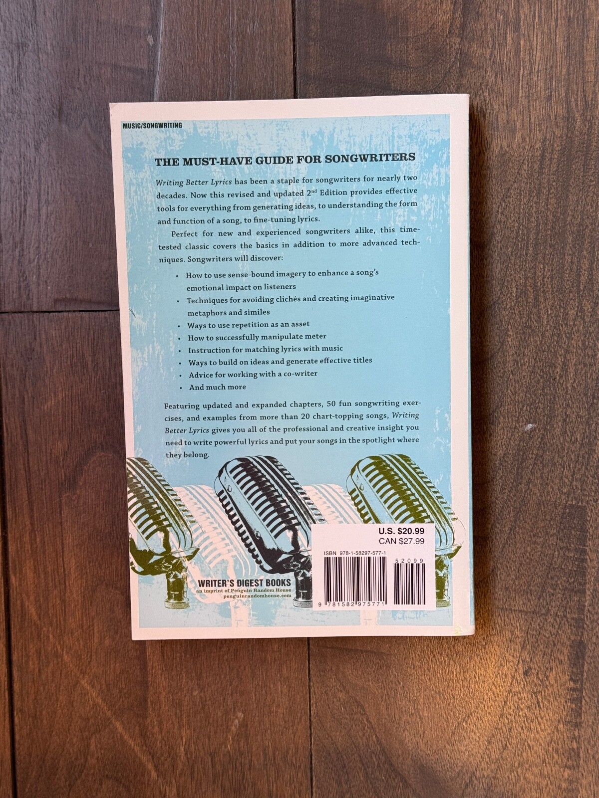 Writing Better Lyrics by Pat Pattison (2010, Trade Paperback) for sale ...