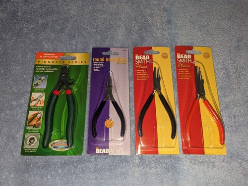Arts & Craft Jewelry Making Tools Pliers Bead Smith Bead Buddy Set 4 ...