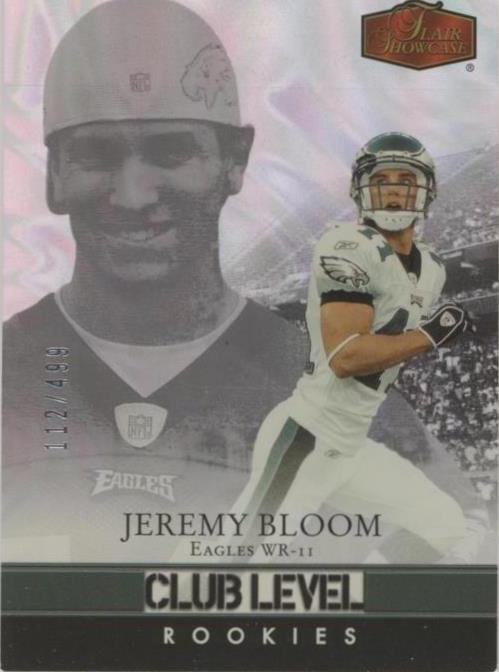 2006 Flair Showcase - Club Level Rookies Jeremy Bloom #173 /499 (RC ...