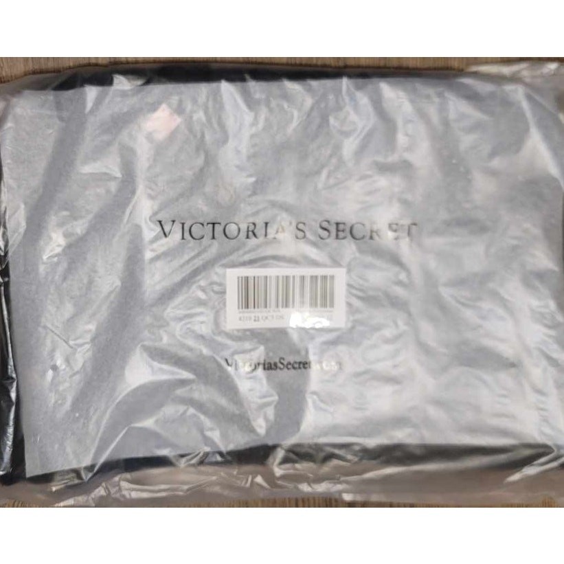 Victoria's Secret Logo Bling Duffel Tote Weekender Bag Black Diamante ...