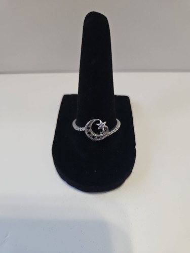 Moon And Star Ring Marked rJ | eBay