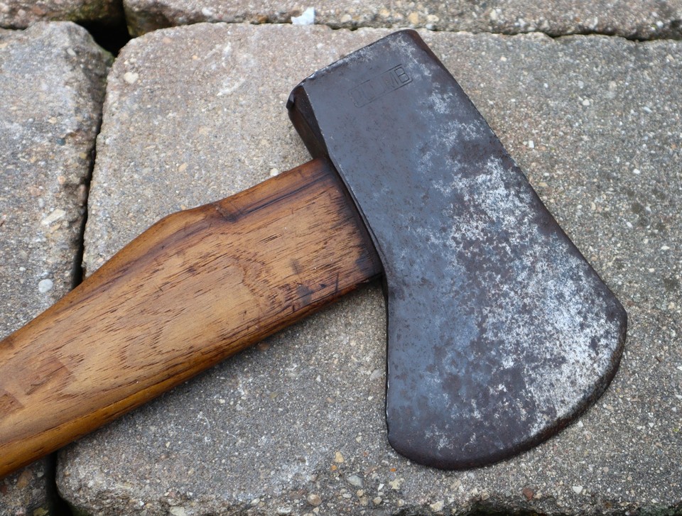 Plumb National Single Bit 6.5" Boy's Axe Head & Signed Axe Handle | eBay