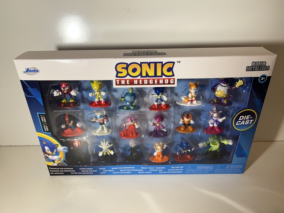 Sonic The Hedgehog Nano MetalFigs Series 1 Metal Die Cast 18 Figures ...