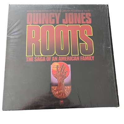 1977 ROOTS Soundtrack LP VINYL 33 W/POSTER ALBUM Quincy Jones SP-4628 ...