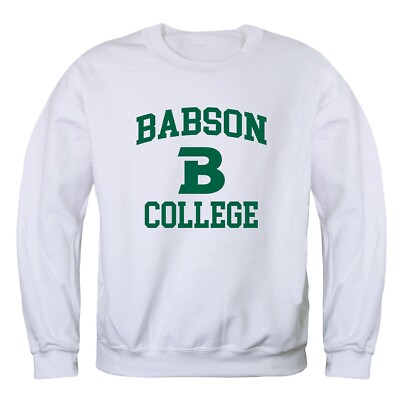 Babson College Beavers Seal Crewneck Sweatshirt Sweater | eBay