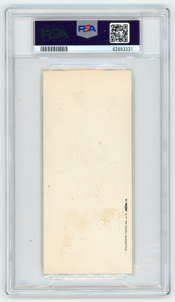 1971 NFL FOOTBALL PRO BOWL TICKET STUB PSA 2 RARE VINTAGE MEL RENFRO ...