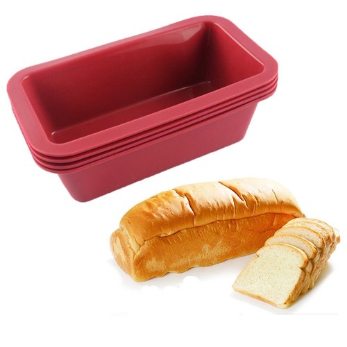 Maker Molds Bread & Loaf Pan Toast Bread Silicone Baking Mold Cake ...