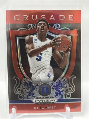 2019 Prizm Draft Crusade 72 RJ Barrett Red Rookie Card RC | eBay