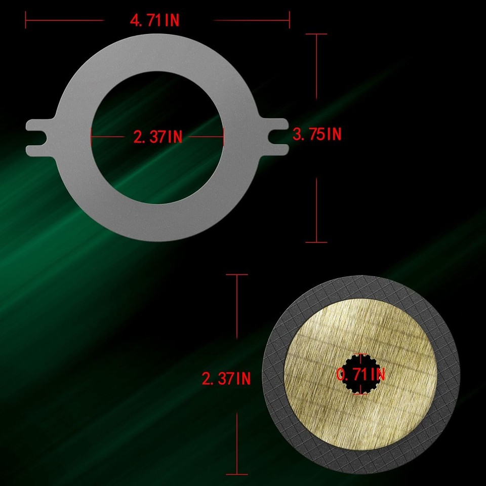 AM148465 Wet Brake Disk Kit for John Deere Gator XUV 625 825 835 855 ...