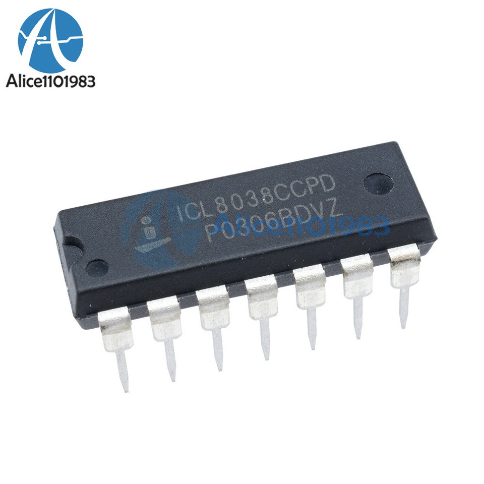 2PCS ICL8038 ICL8038CCPD INTERSIL IC OSCILL GEN/VOLT CONTROL 14DIP NEW D6 | eBay
