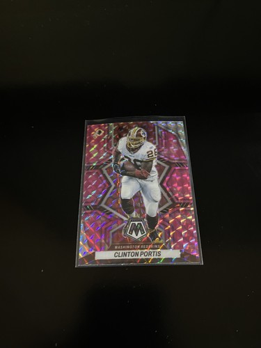 CLINTON PORTIS 2022 Mosaic Pink Camo Prizm Football card COMMANDERS 200 ...