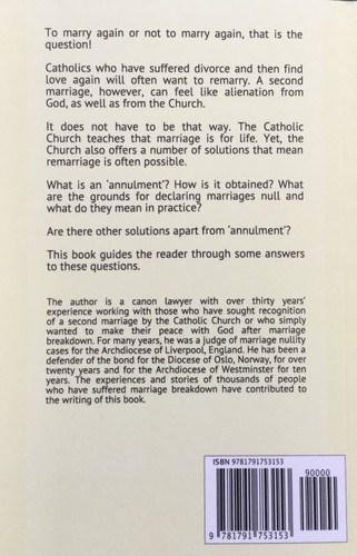 Second Marriage in the Catholic Church : 'Annulment' and Other ...