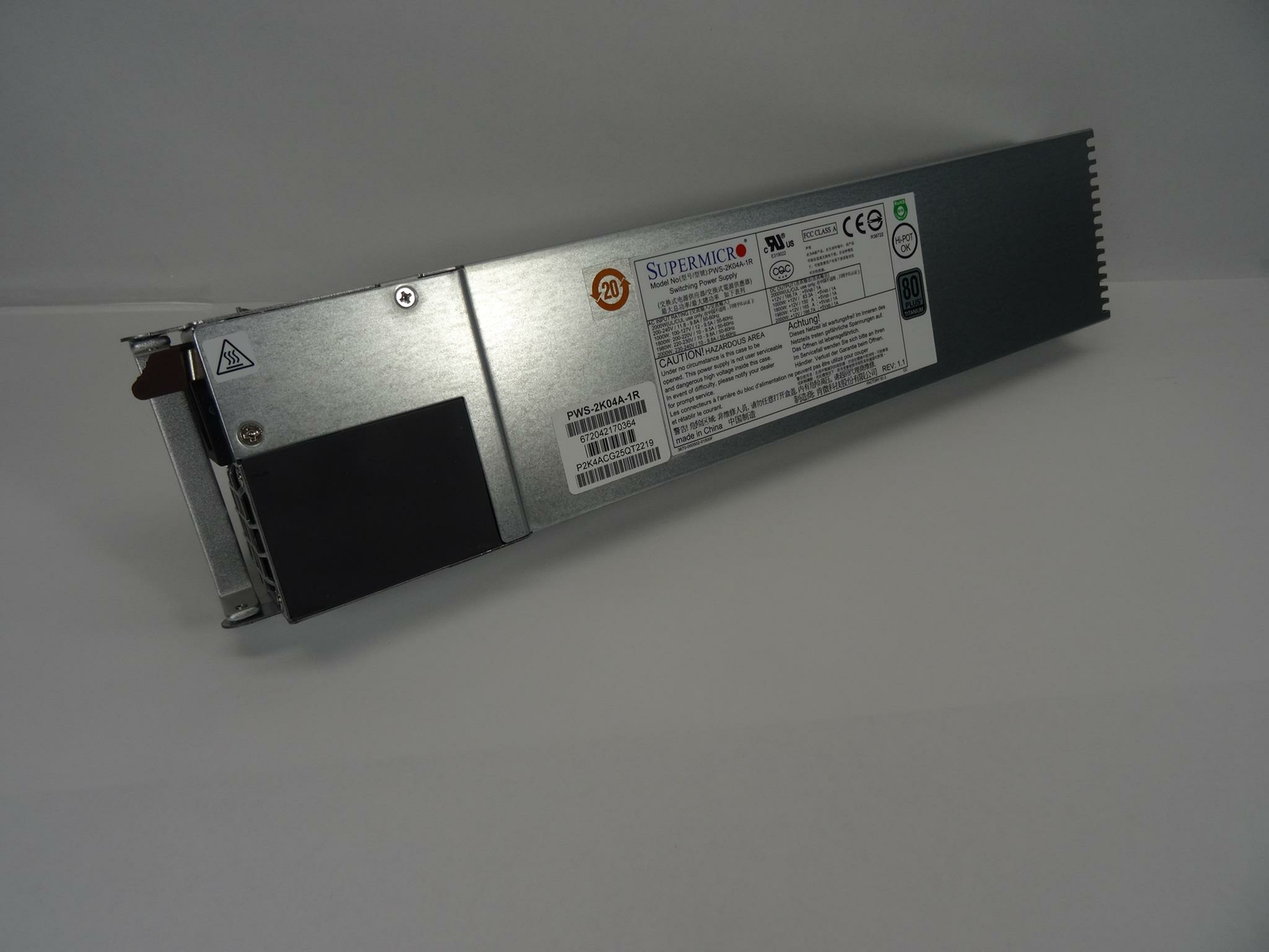 SUPERMICRO PWS-2K04A-1R 2000W PSU TITANIUM RATED FOR TWINPRO 2028TP ...