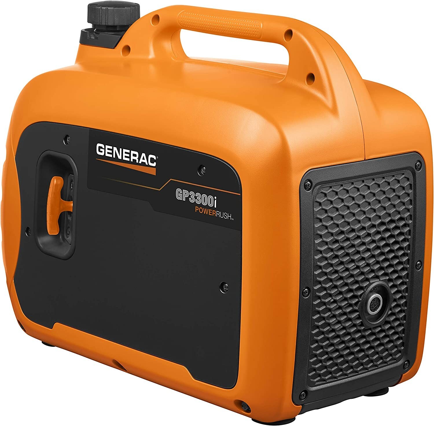 Generac 3,300-Watt Super Quiet Portable RV Ready Gas Powered Inverter ...