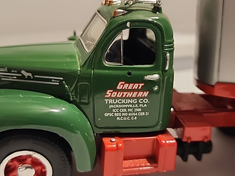 1994 First Gear Tractor Trailer 1960 Model B-61 Mack Great Southern #19 ...