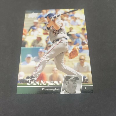 JASON BERGMANN 2010 Upper Deck #540 Pitcher Washington Nationals | eBay